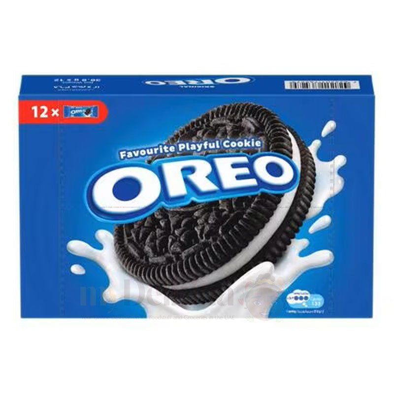Original Oreo Value Pack 12x36.8g | your go-to UAE Foodstuffs & Groceries store- myDelbina