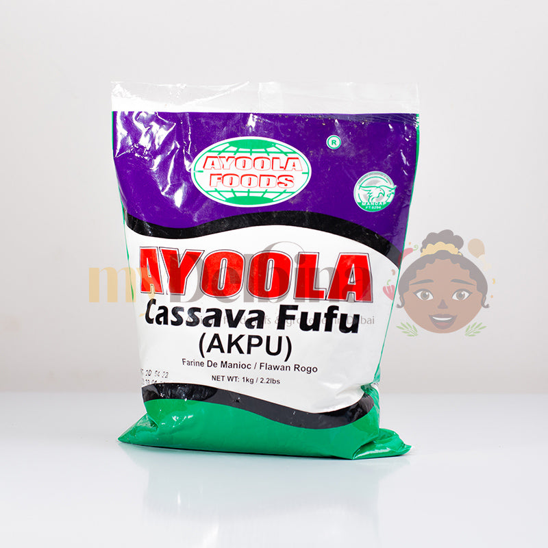 Ayoola Cassava Fufu (Akpu) 1kg | African foodstuff in Dubai - myDelbina