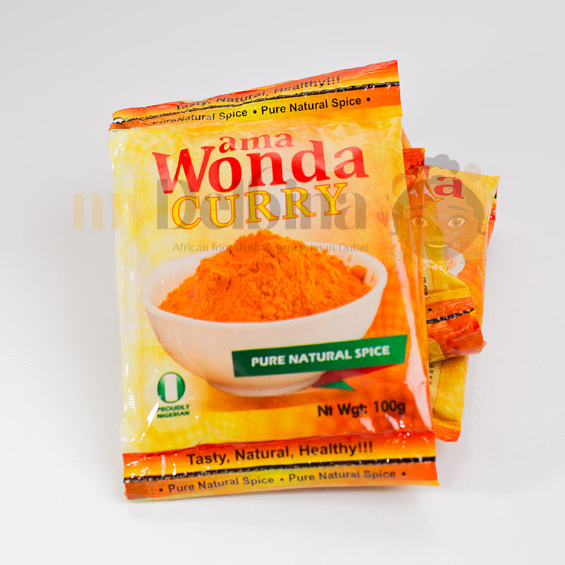Ama Wonda Curry (Pure Natural Spice) 100g | African foodstuff in Dubai ...