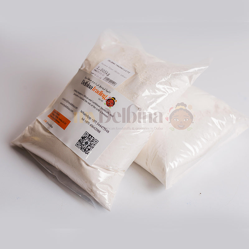 Cassava Flour (Elubo Lafun) 1kg | African foodstuff in Dubai - myDelbina